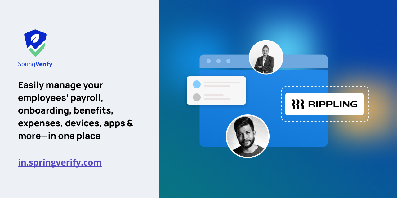 Simplify HR Management: SpringVerify Integration with Rippling